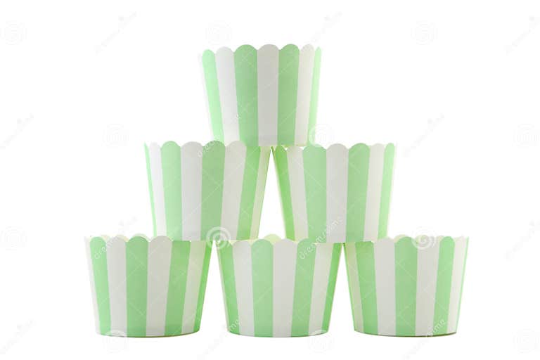 Empty cupcake cases stock image. Image of cooking, container - 125953493