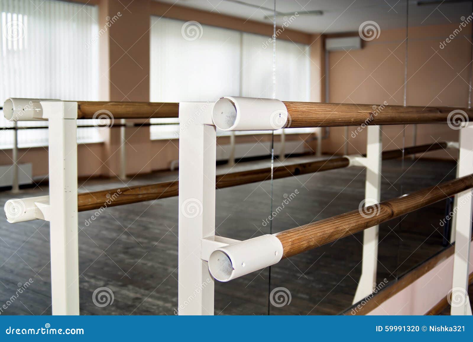 Empty dance class stock photo. Image of training, sports - 59991320