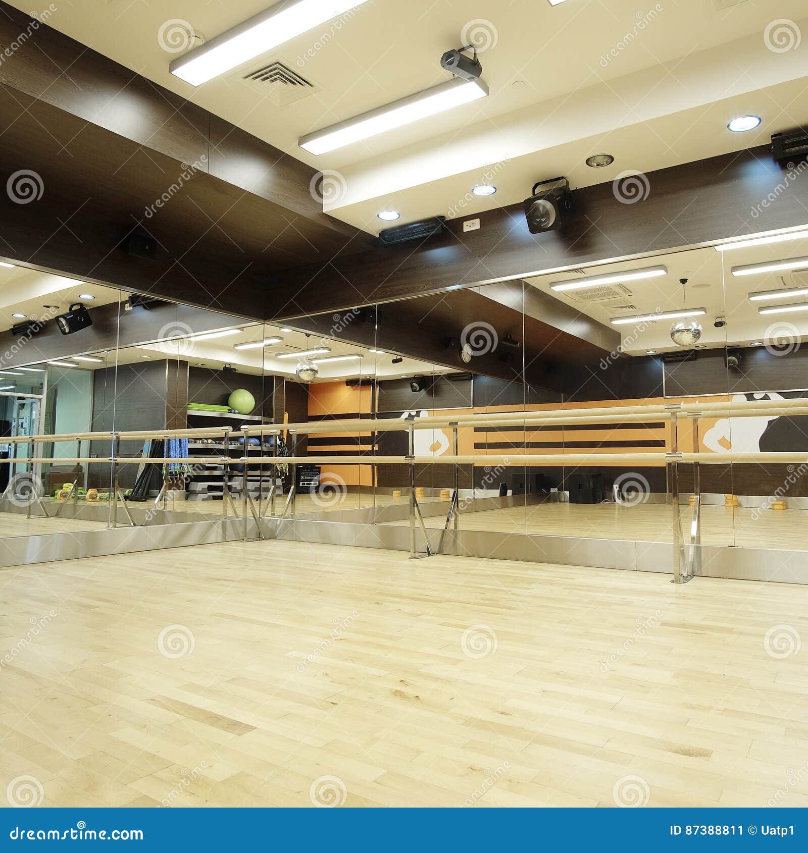 Empty dance hall stock image. Image of creative, studio - 87388811