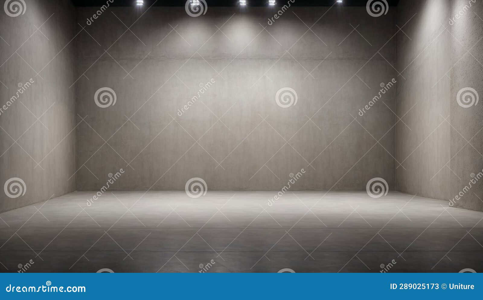 Empty Dark Abstract Cement Wall and Studio Room with Smoke Float Up ...