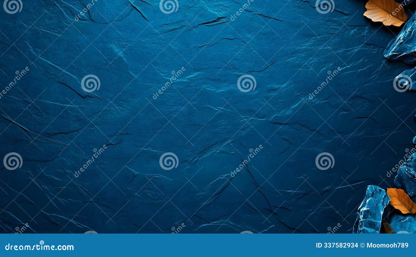 Empty Dark Blue Background with White Text Overlay for Screenshot or ...