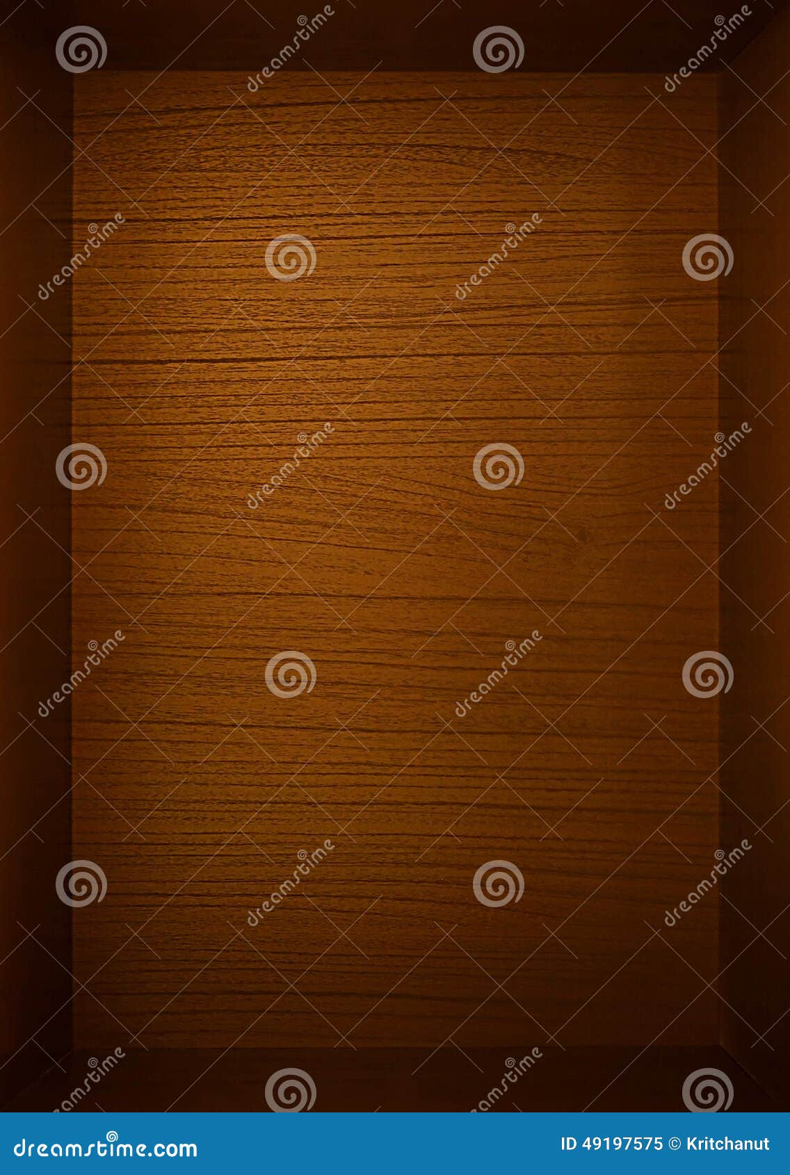 Empty Dark Brown Wood Box As Background Stock Image - Image of wood ...
