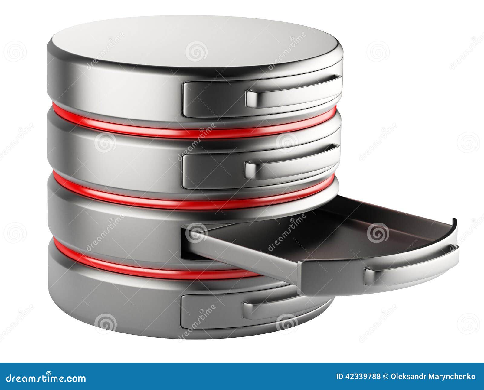 Empty database stock illustration. Illustration of background - 42339788