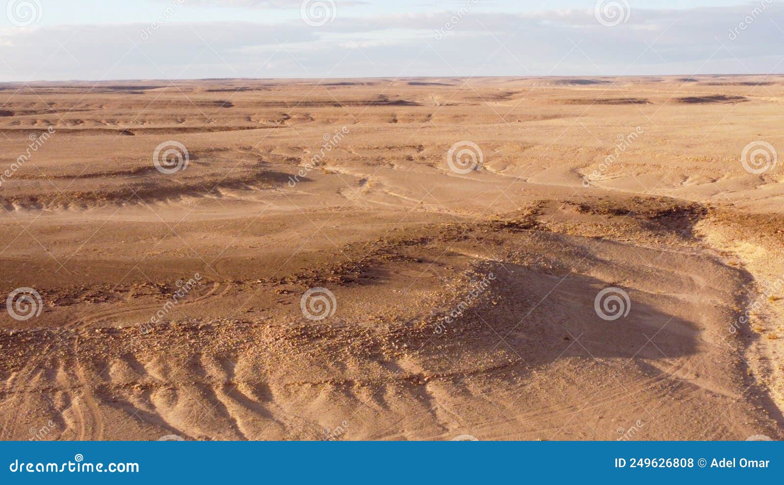 Empty desert stock photo. Image of desert, landscape - 249626808