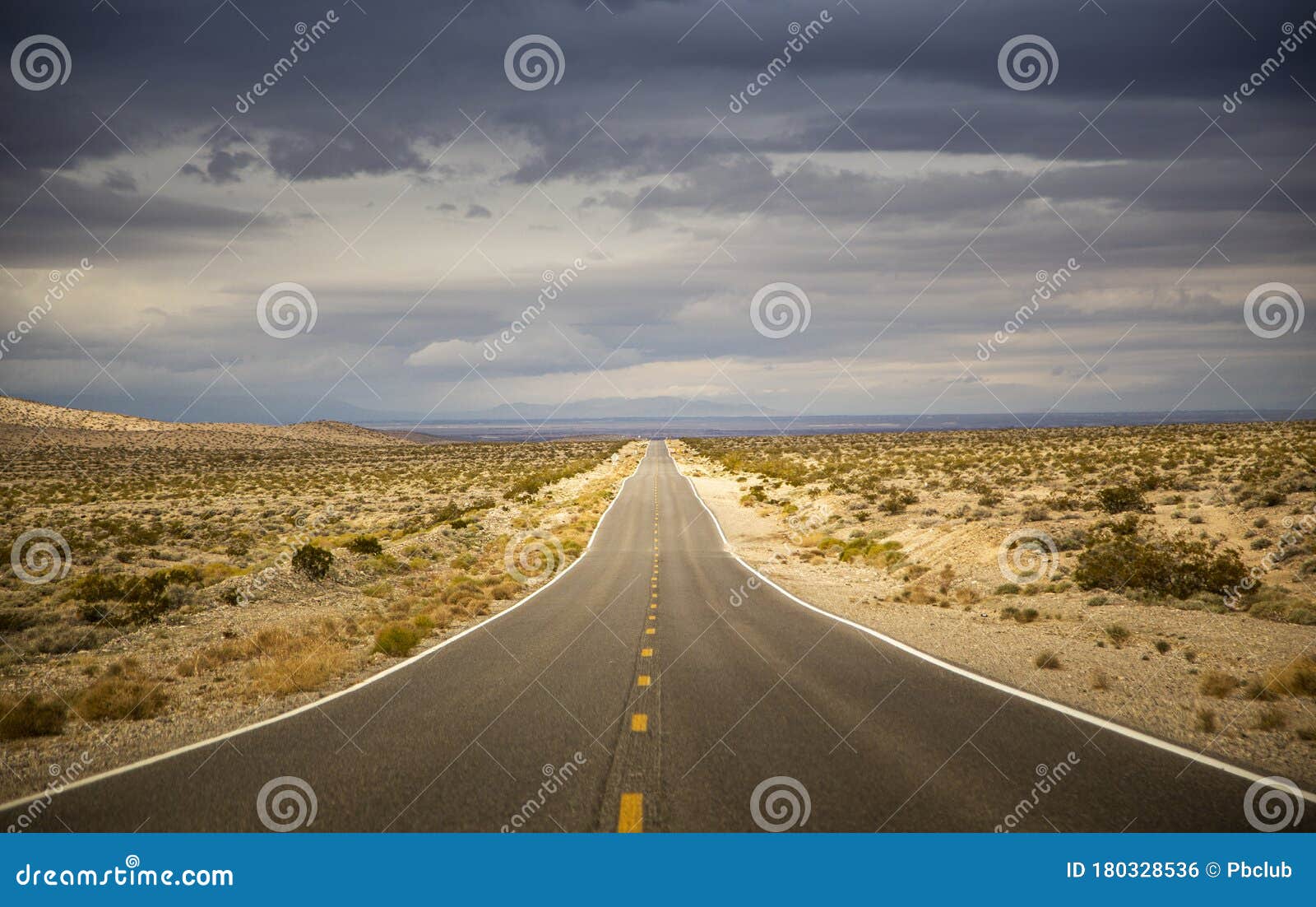 Empty Desert Highway Royalty-Free Stock Photography | CartoonDealer.com ...
