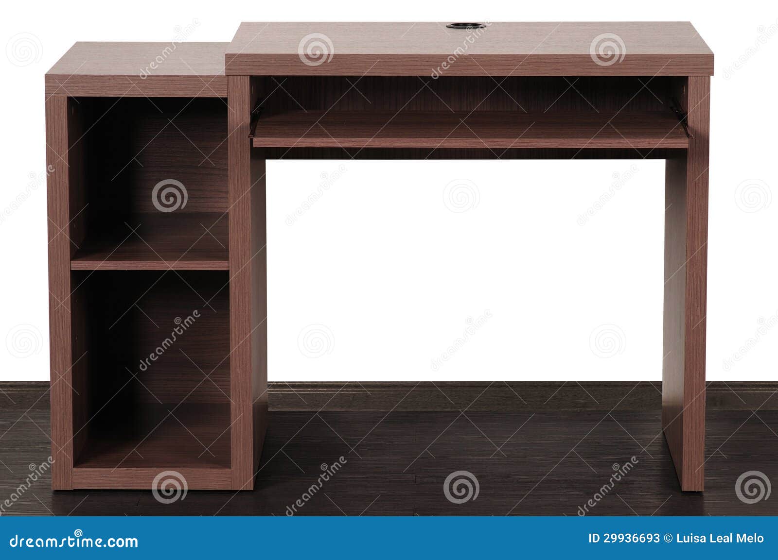 Desk. Isolated stock image. Image of furniture, neat - 29936693