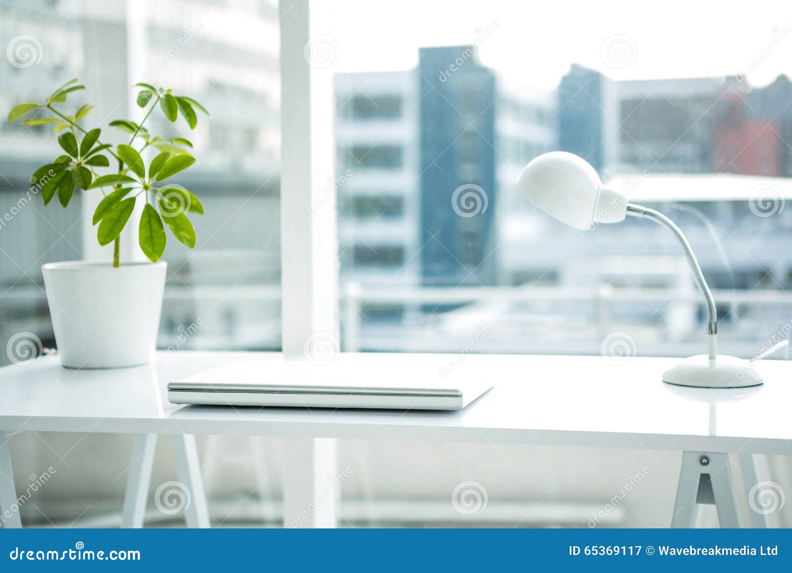Empty desk stock image. Image of indoors, empty, people - 65369117
