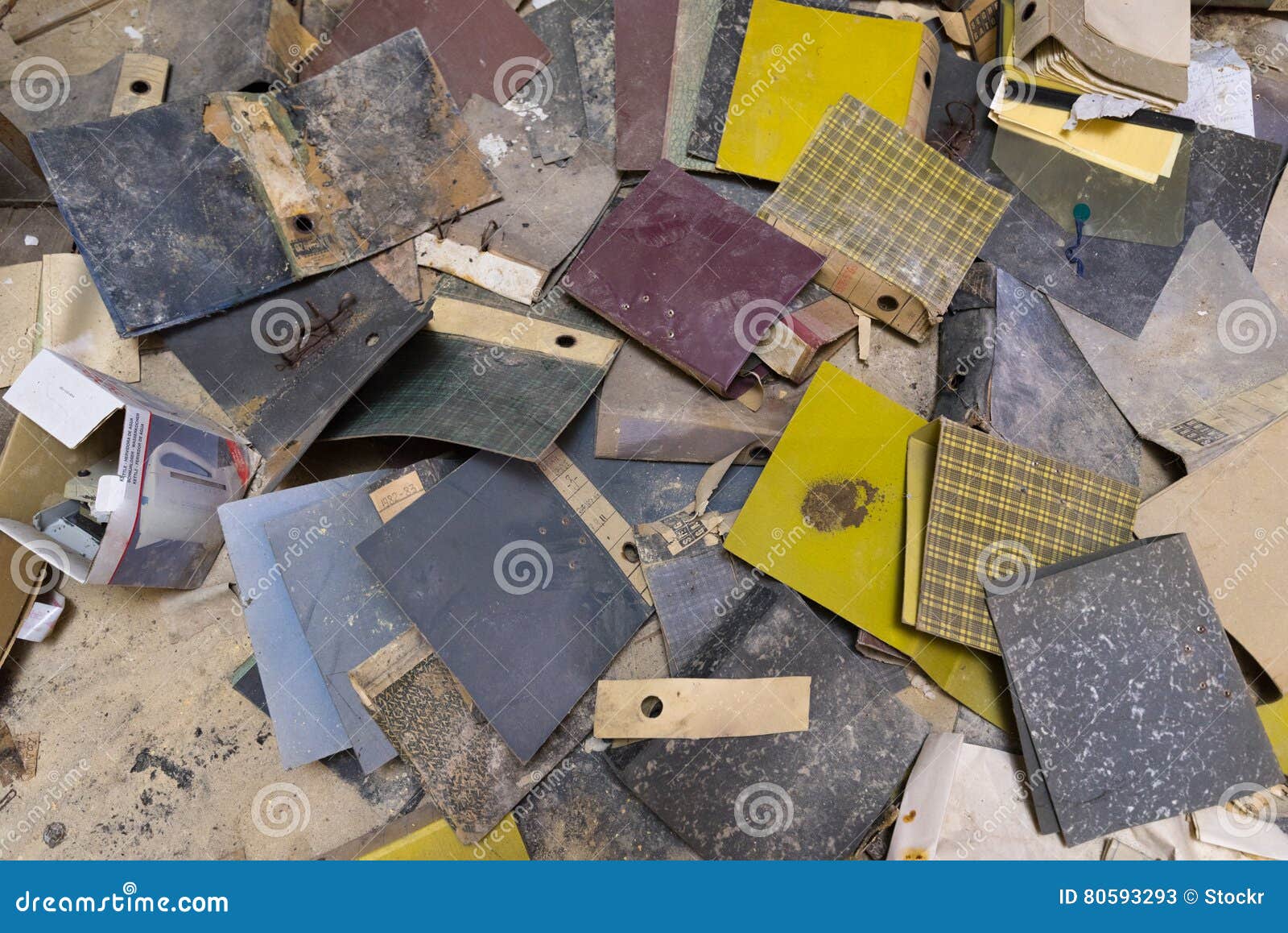 Empty destroyed office stock image. Image of architecture - 80593293