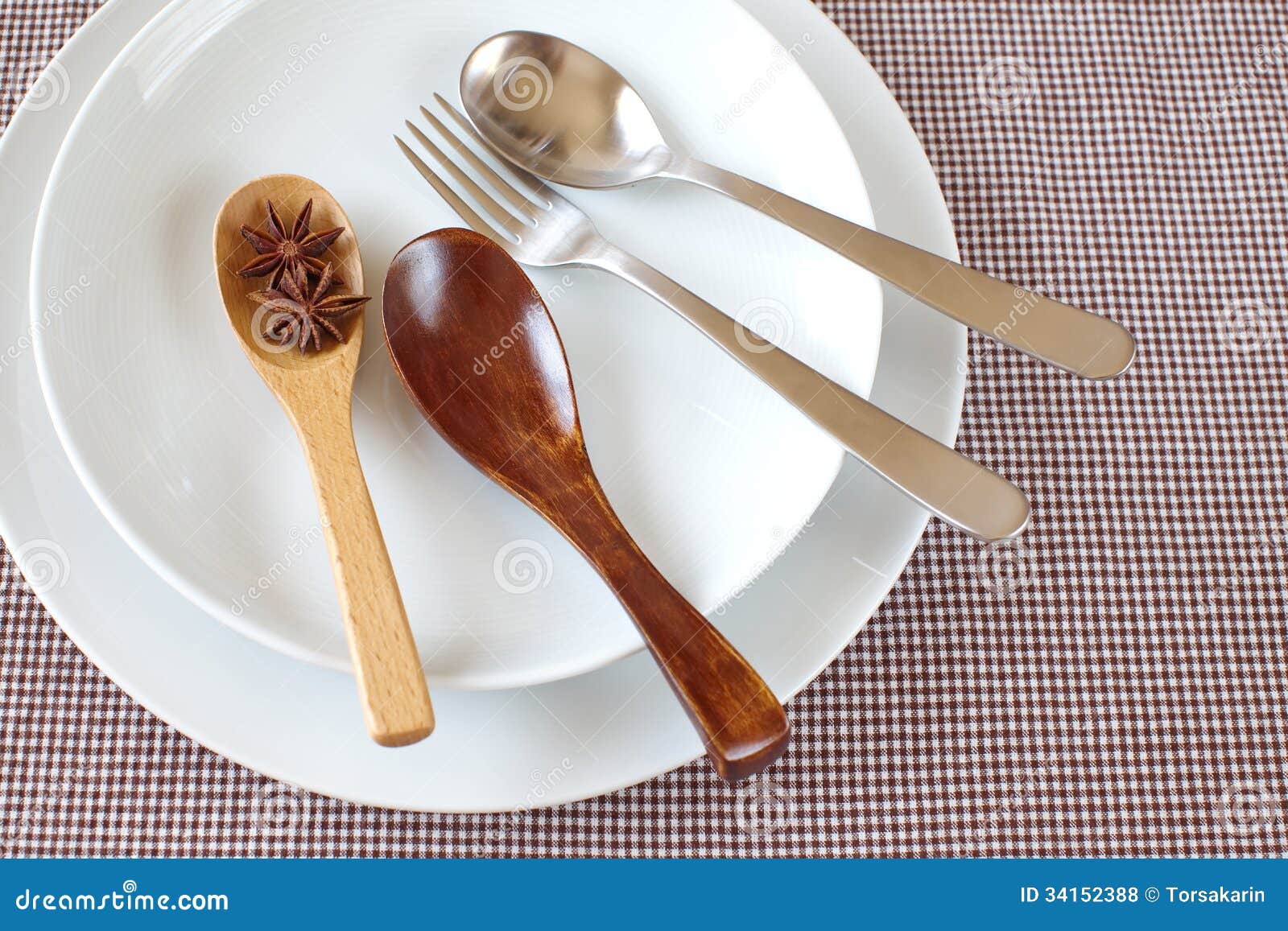 Empty dinner plate stock photo. Image of plate, place - 34152388