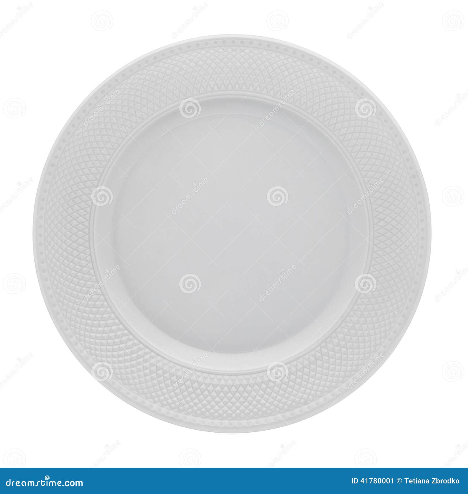 Empty dinner plate stock image. Image of eating, contemporary - 41780001