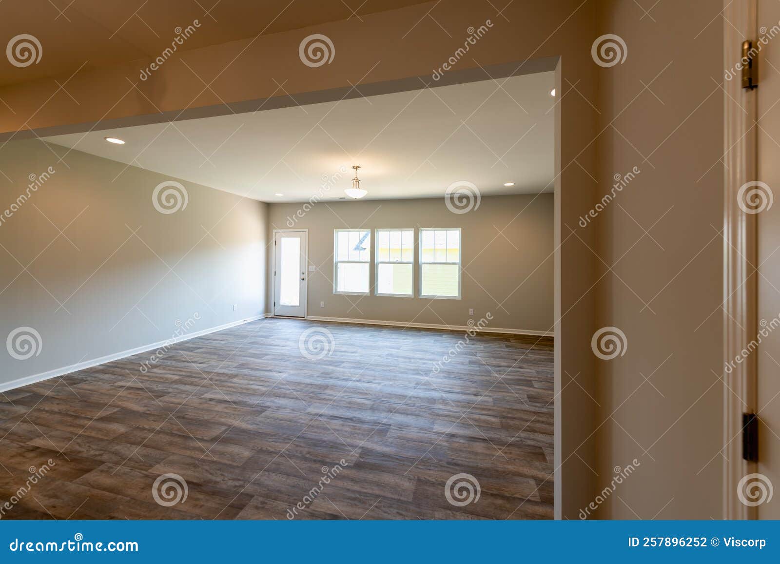 Empty Dinning Room stock photo. Image of owner, light - 257896252