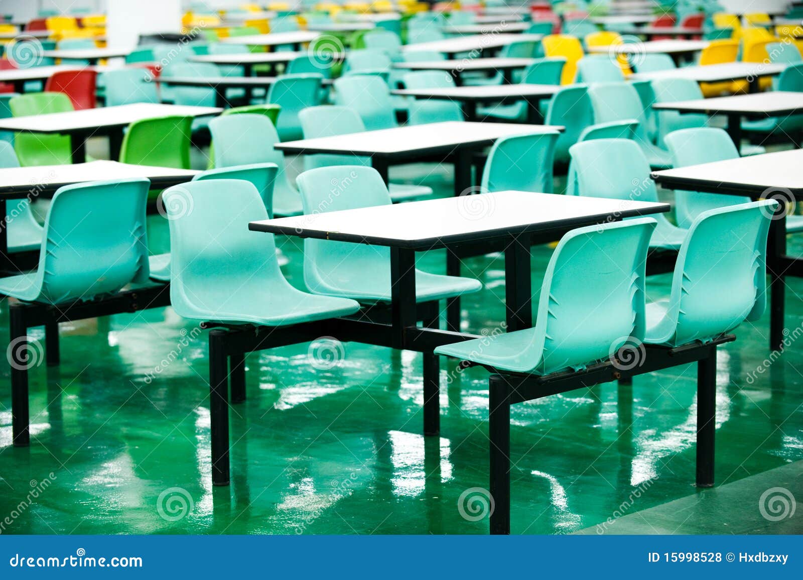 Empty dinning tables stock photo. Image of food, inside - 15998528