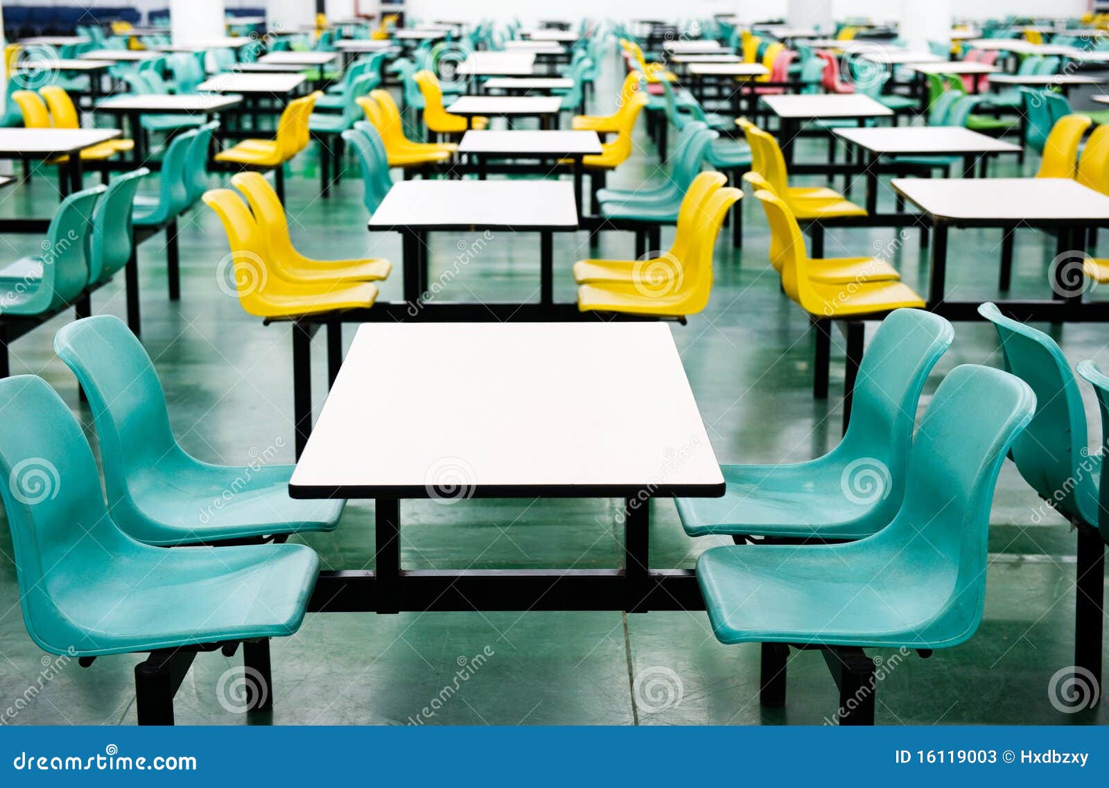 Empty dinning tables stock image. Image of fast, green - 16119003