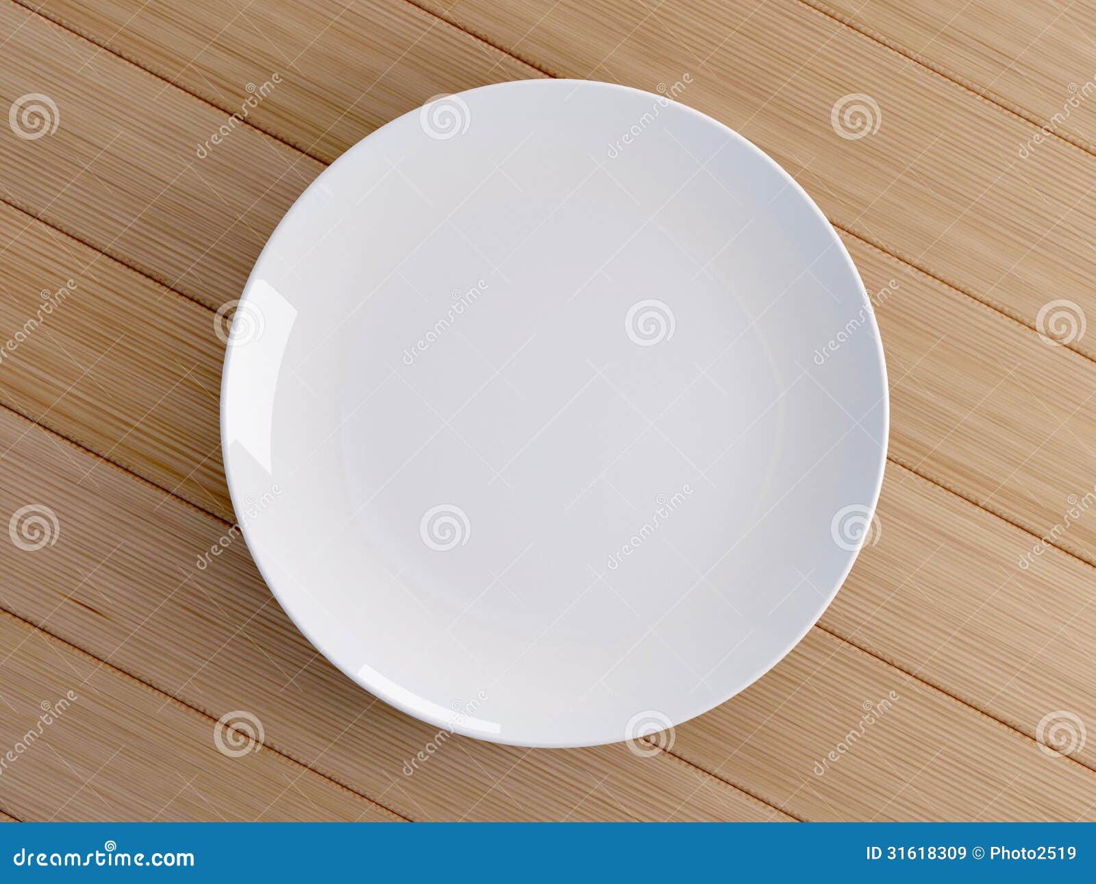Empty Dish with Chinese Sticks Stock Illustration - Illustration of ...