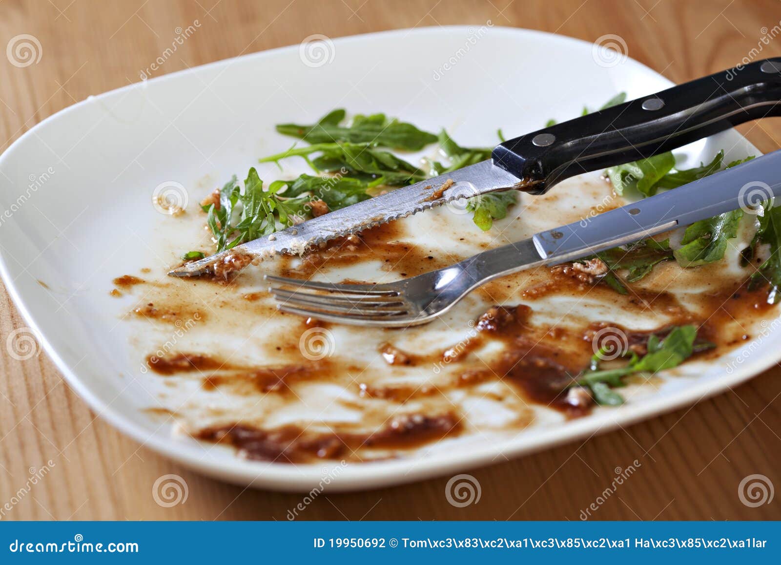 Empty dish after food stock photo. Image of ideas, plate - 19950692
