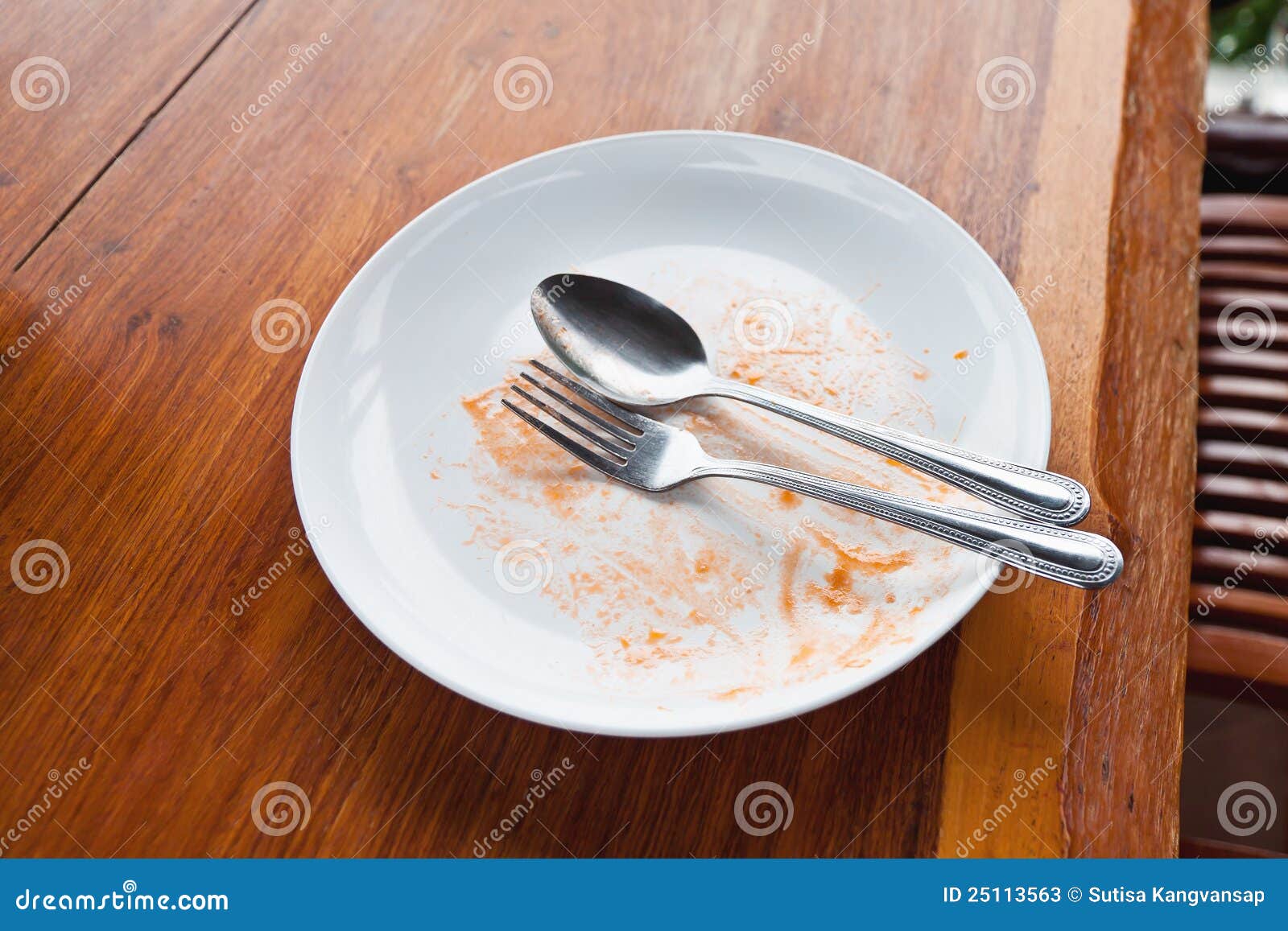 Empty Dish Stock Image Image Of Flat Eating Lunch Poke