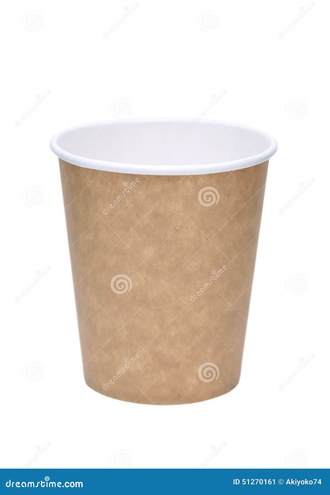 Empty disposable cup stock image. Image of takeout, cardboard - 51270161