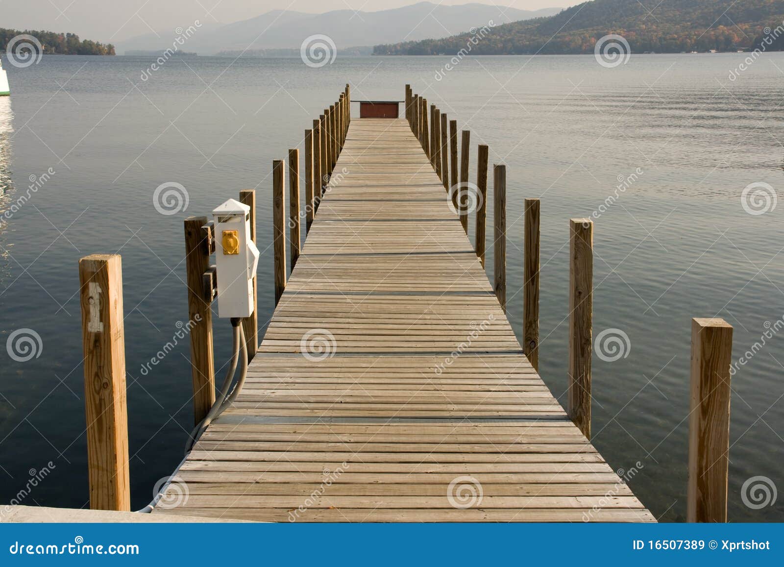 Empty Dock stock image. Image of brown, george, mountains - 16507389