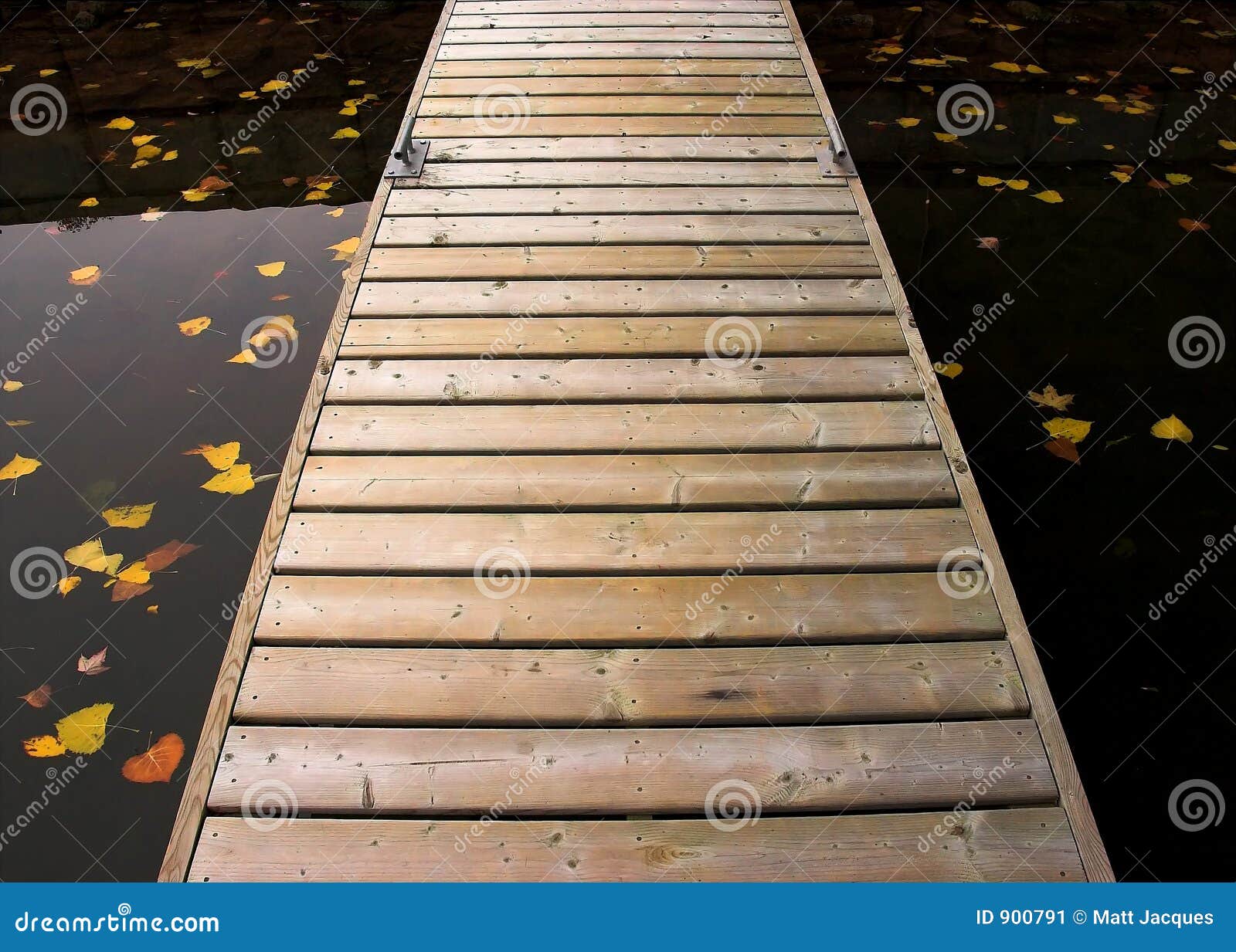 Empty dock in fall stock image. Image of direction, walk - 900791