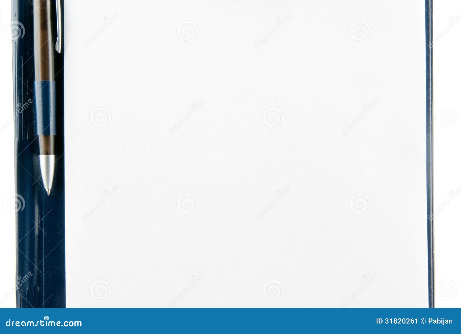 Empty Document in a Clipboard Stock Image - Image of unfinished, cure ...