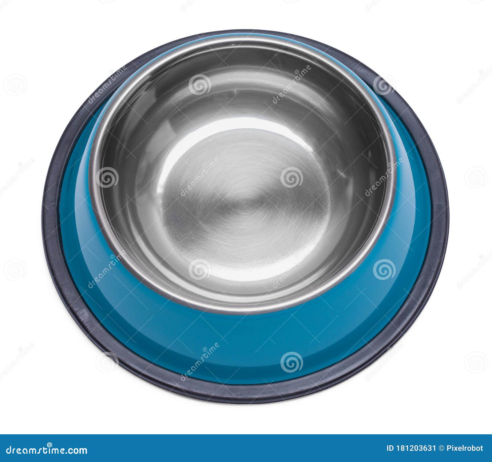 Empty Dog Food Bowl stock image. Image of isolated, bowl - 181203631