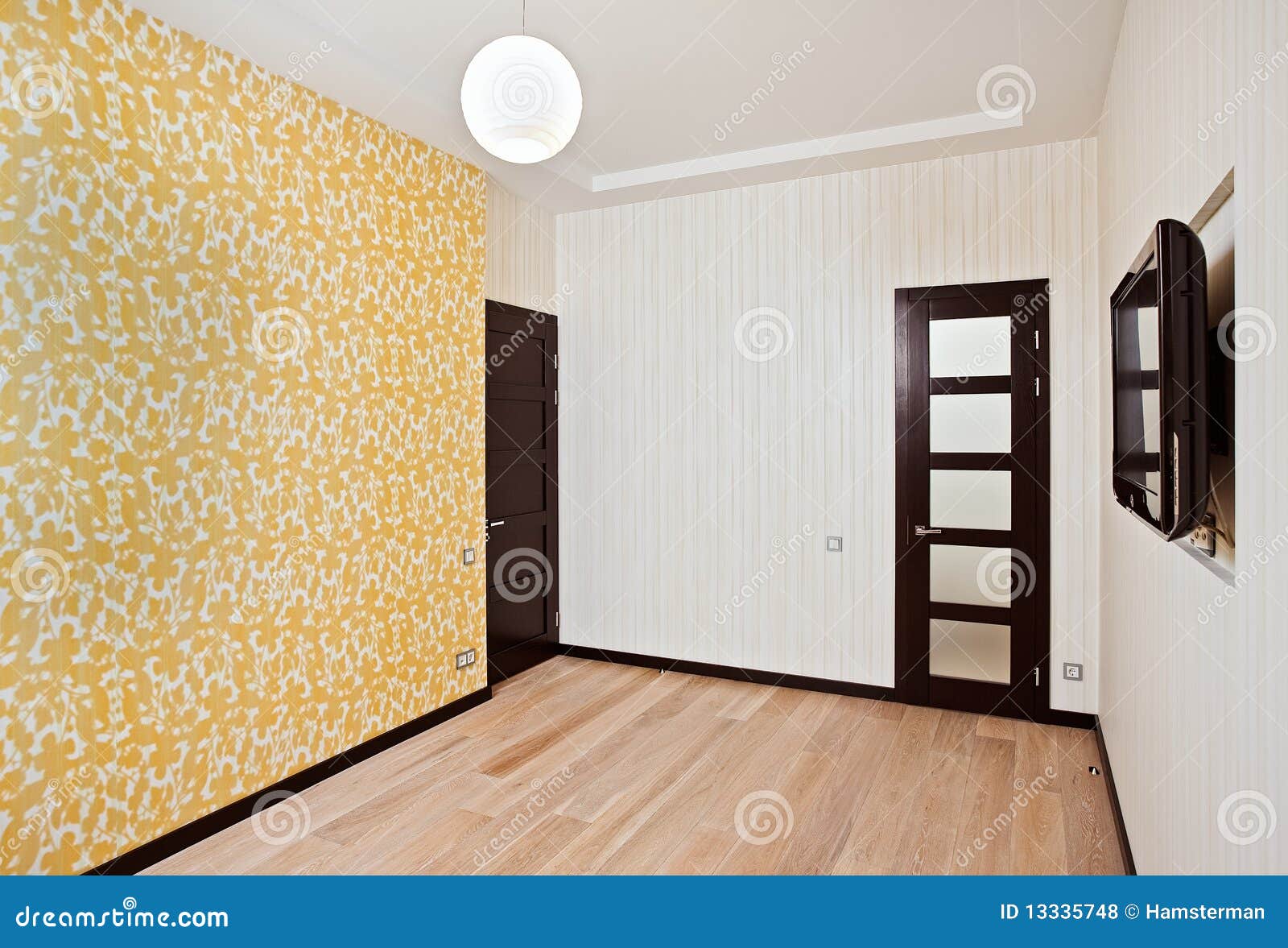 Empty Drawing Room Interior Stock Photo - Image of modern, style: 13335748