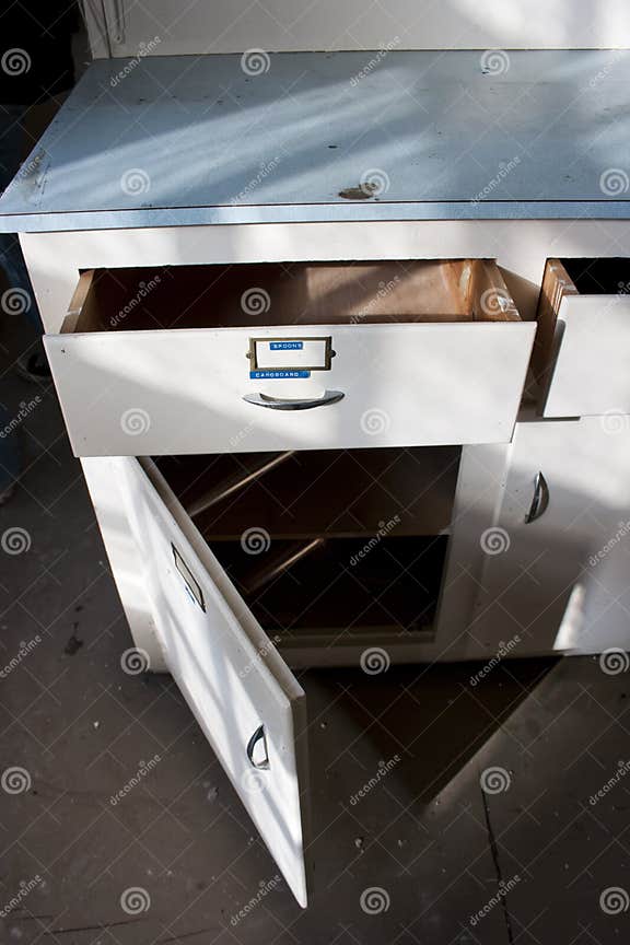 Empty draws stock image. Image of creepy, derelict, coridoor - 22224389