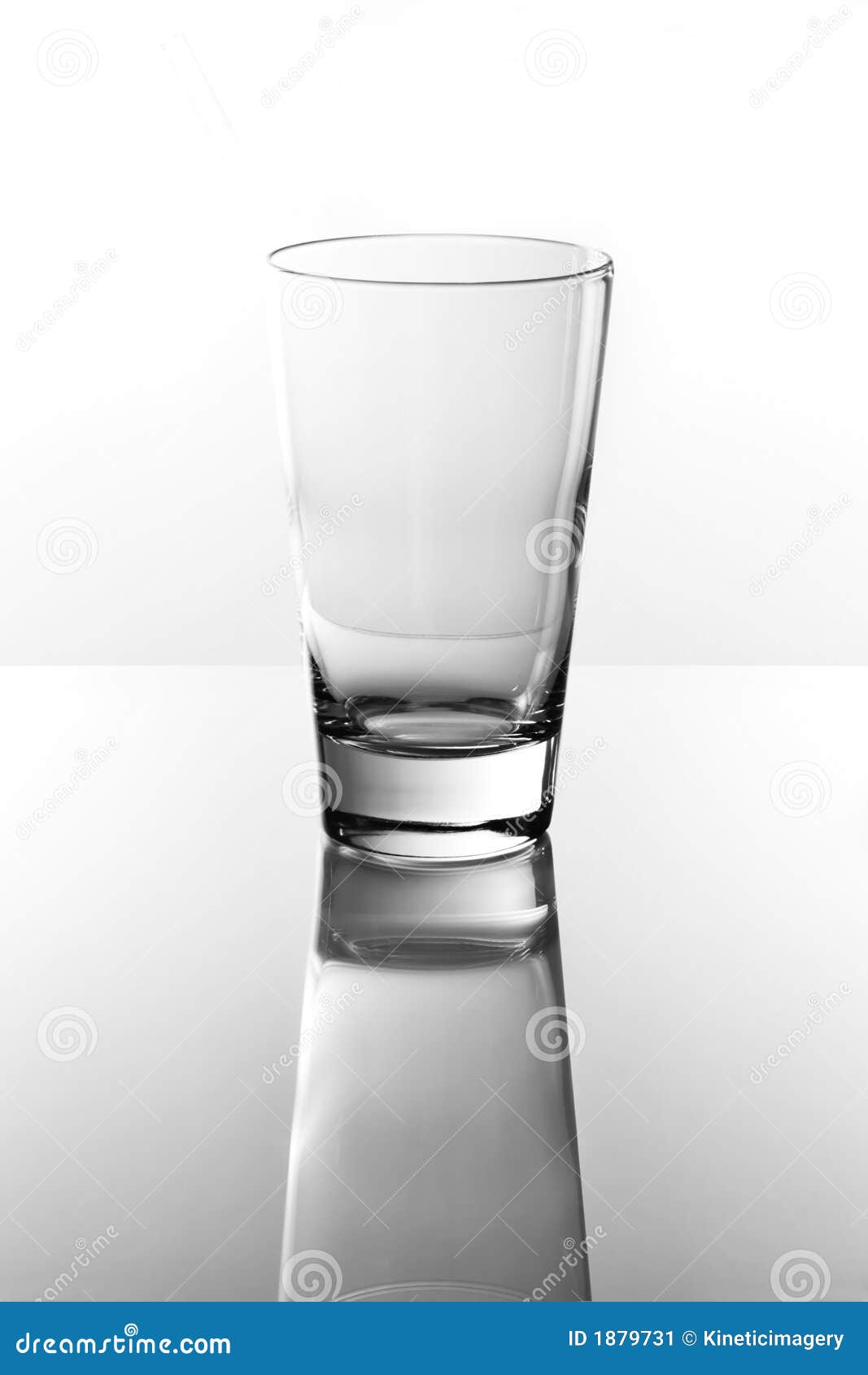 Empty drinking glass stock image. Image of refraction - 1879731