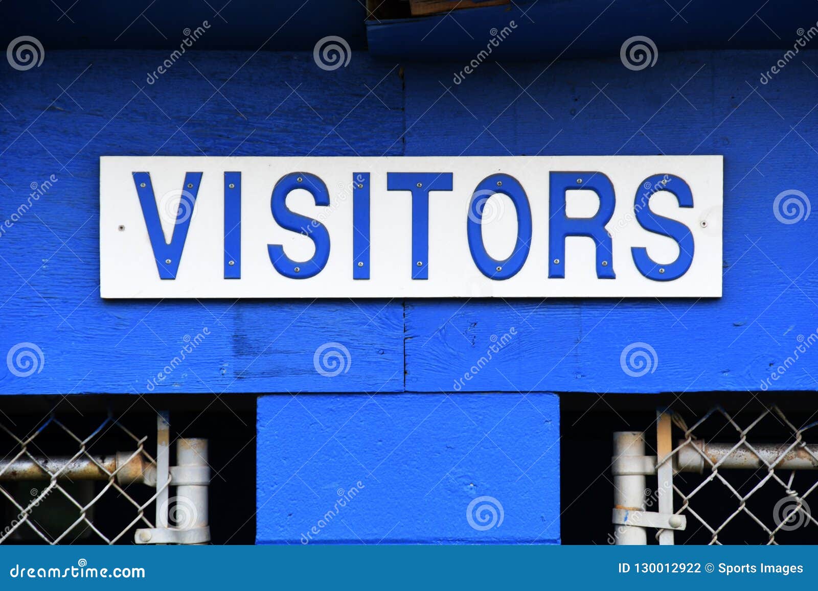 Baseball Dugout stock photo. Image of visitors, vistors - 130012922