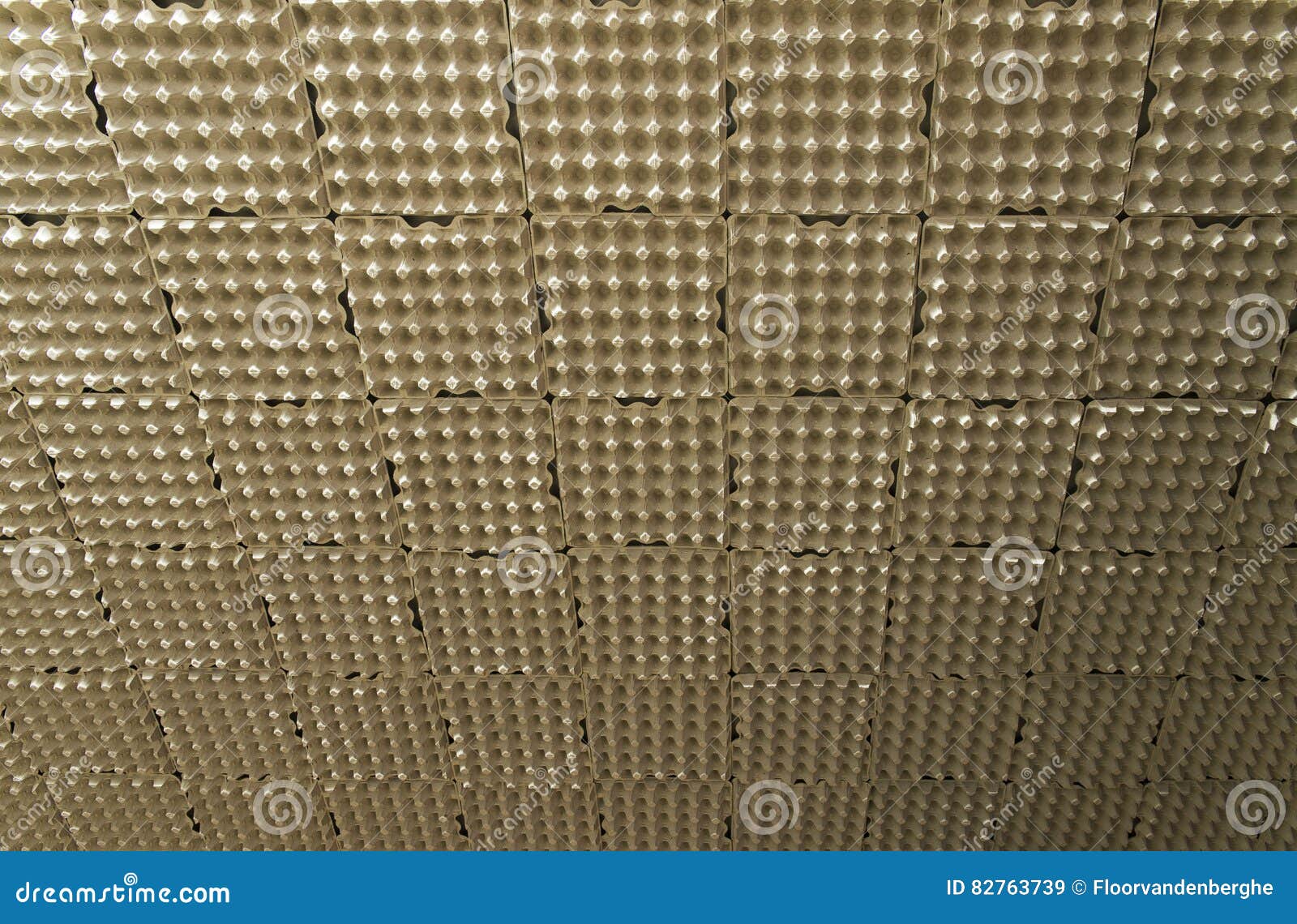 Empty Egg Box Used As Music Studio Acoustic Isolation Texture Stock ...