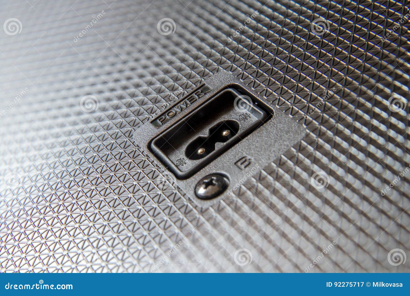 Empty Electrical Plug for Cable Stock Image - Image of digital, input ...