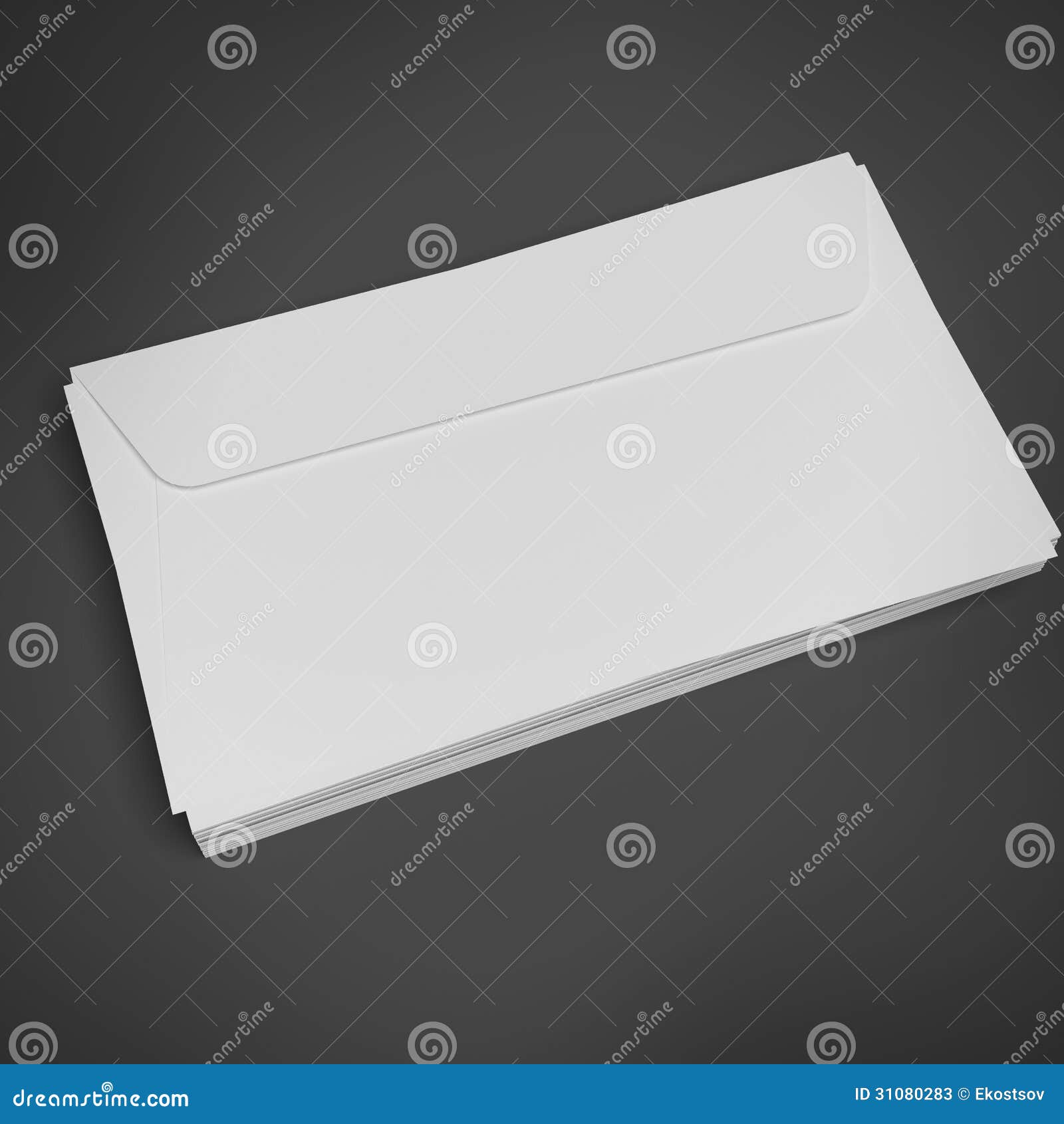 Empty envelopes stock illustration. Illustration of card - 31080283