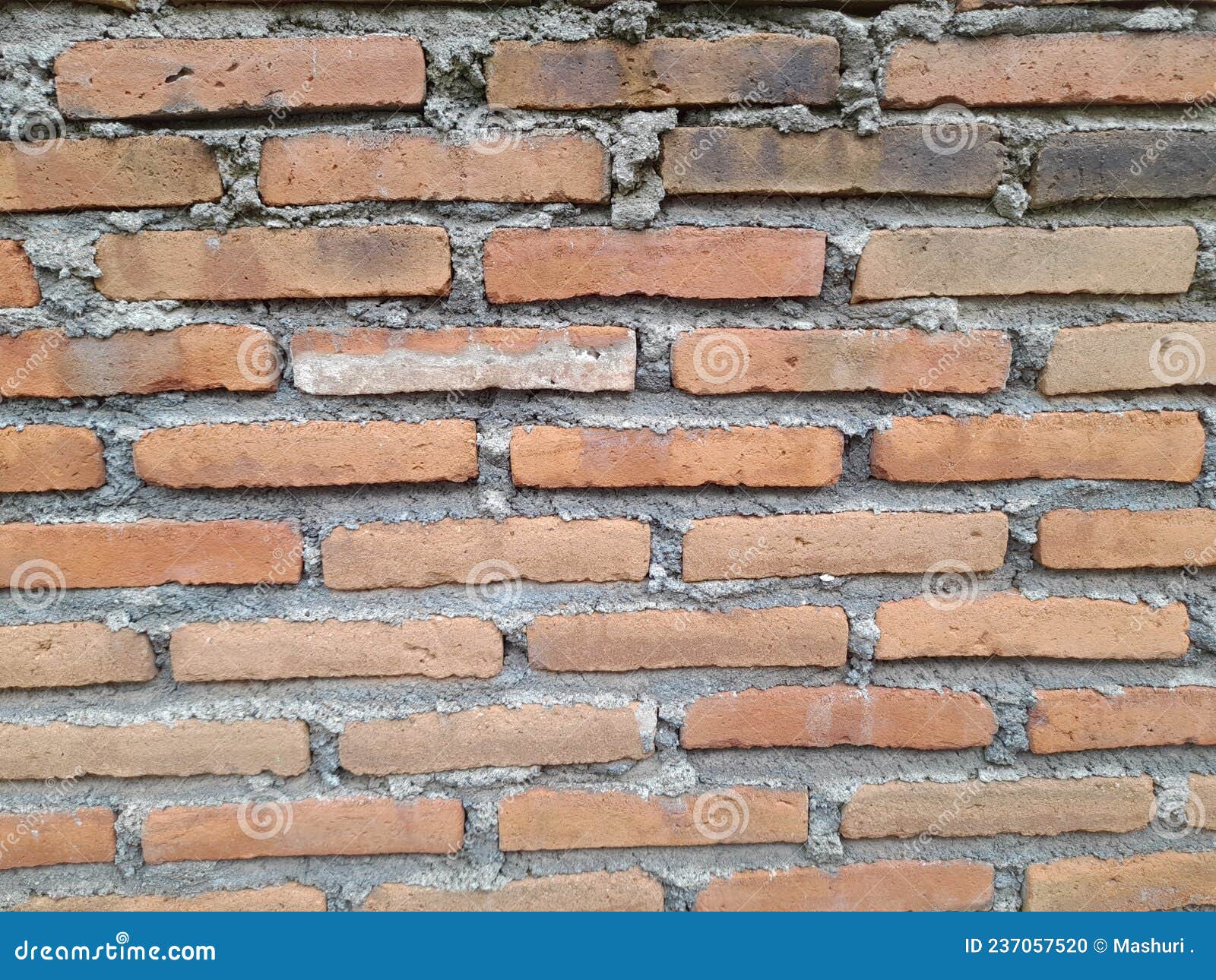 Empty Exposed Brick Wall Texture Stock Photo - Image of empty, wall ...