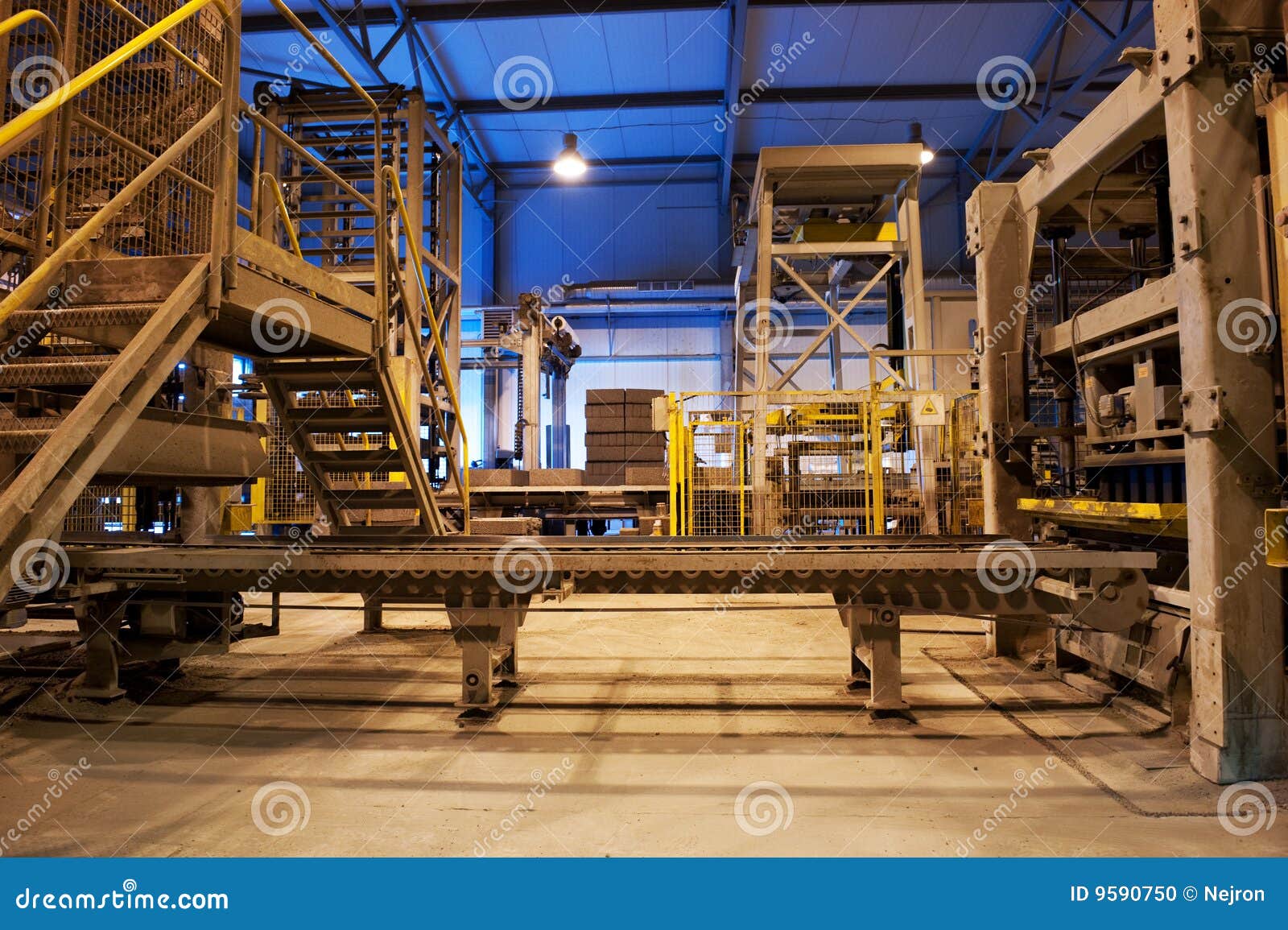 Empty factory stock photo. Image of construction, control - 9590750