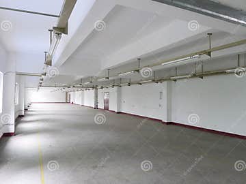 Empty factory interior stock image. Image of construction - 20123927