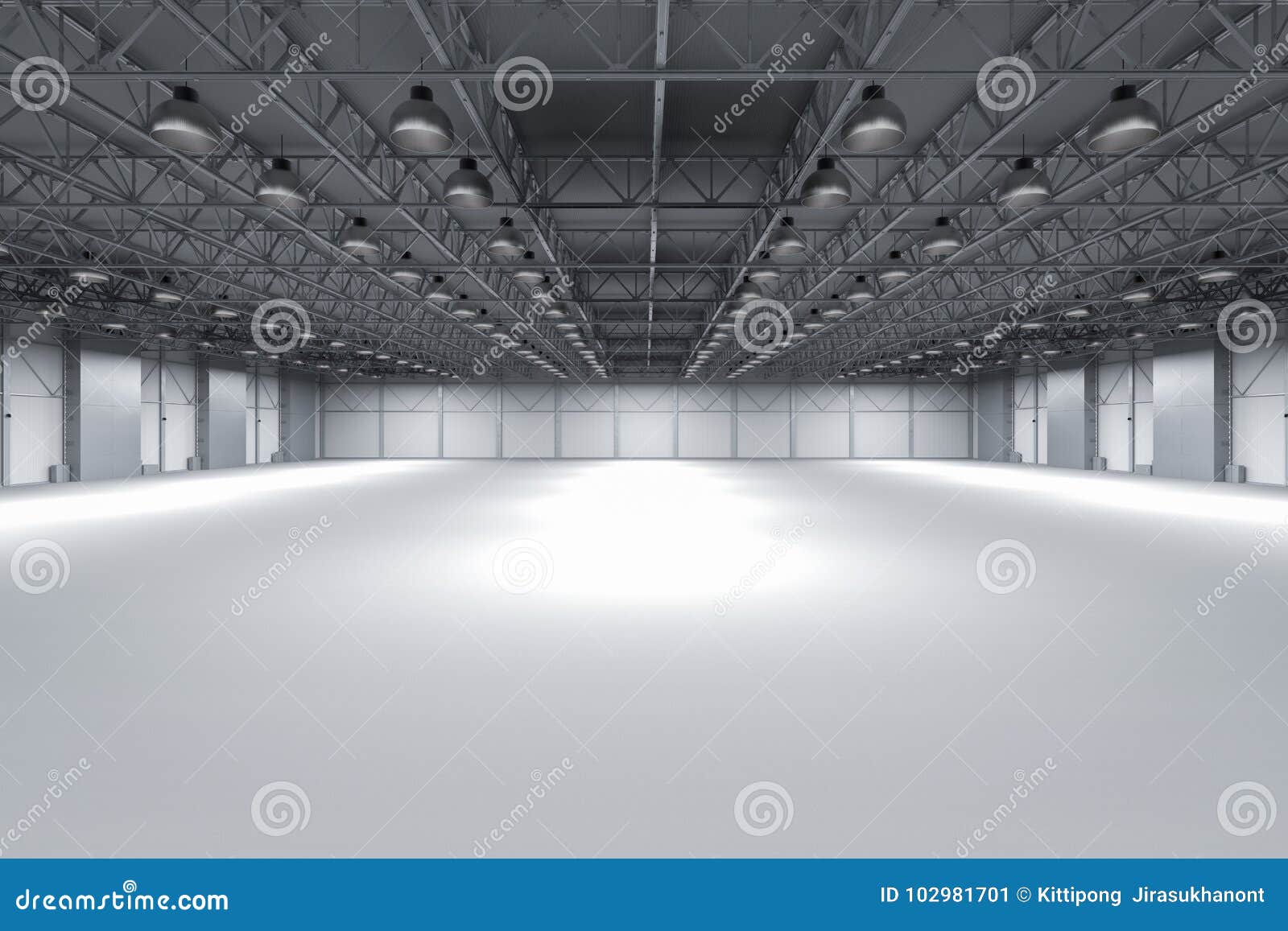 Factory Lamps That Are Very Bright,isolated On White Background Royalty ...