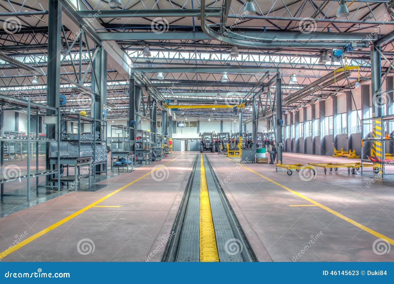 Empty factory stock image. Image of machine, mechanical - 46145623