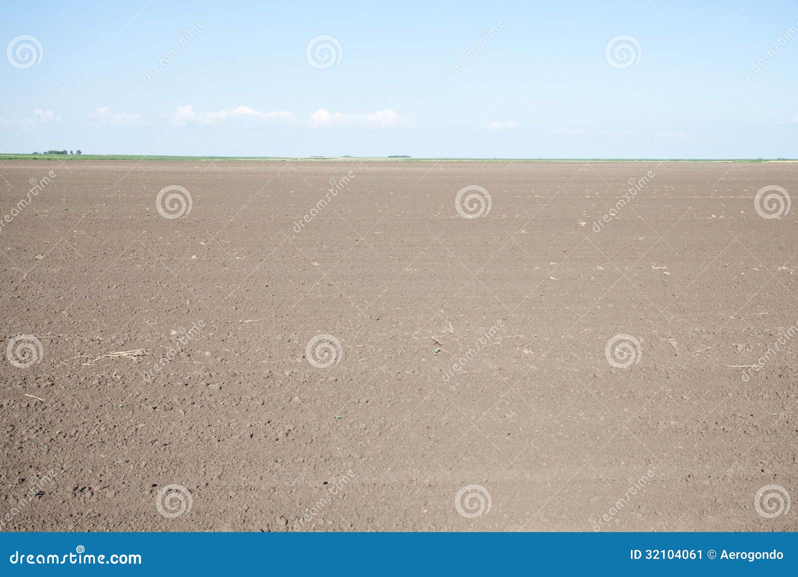 Empty farm field stock image. Image of daytime, abandoned - 32104061