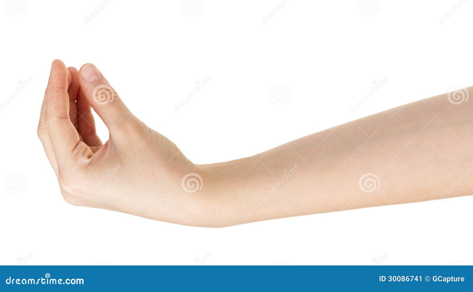 Empty female teen hand stock image. Image of caucasian - 30086741