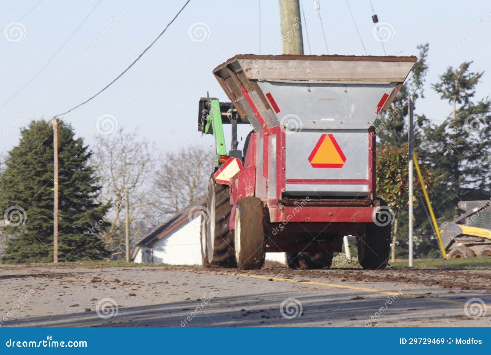 Fertilizer Bin or Box stock image. Image of country, tractor - 29729469