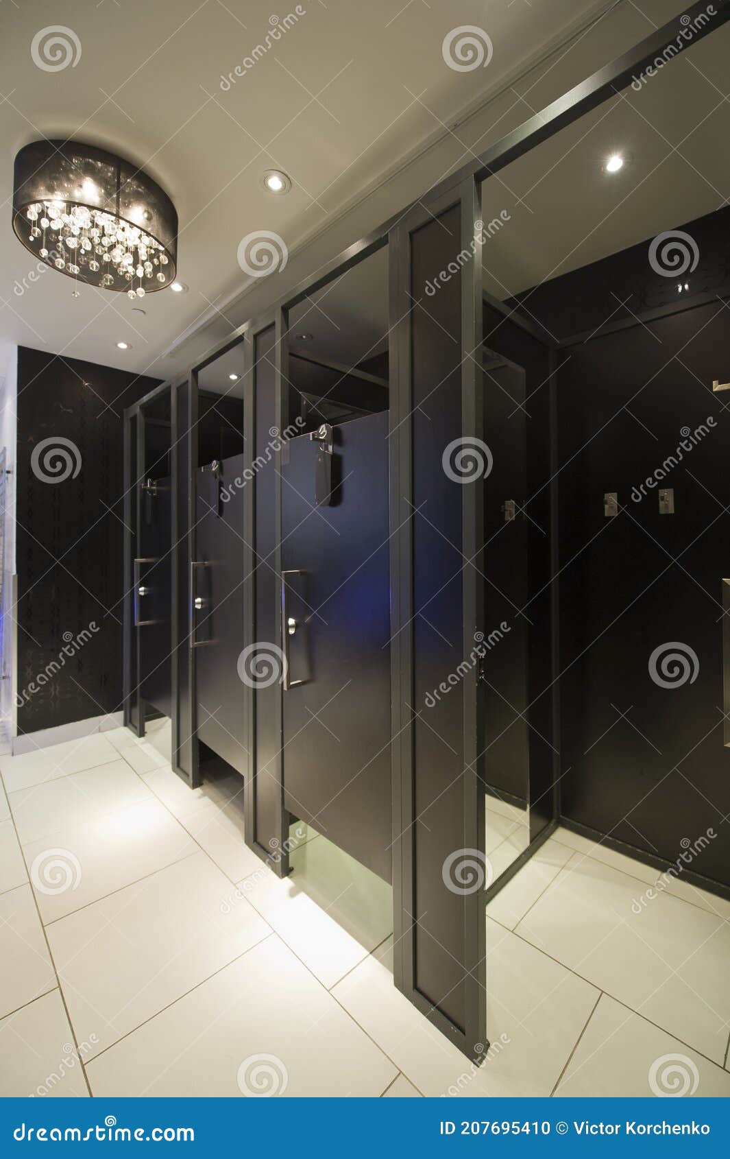 Empty fitting room stock photo. Image of clothes, interior - 207695410