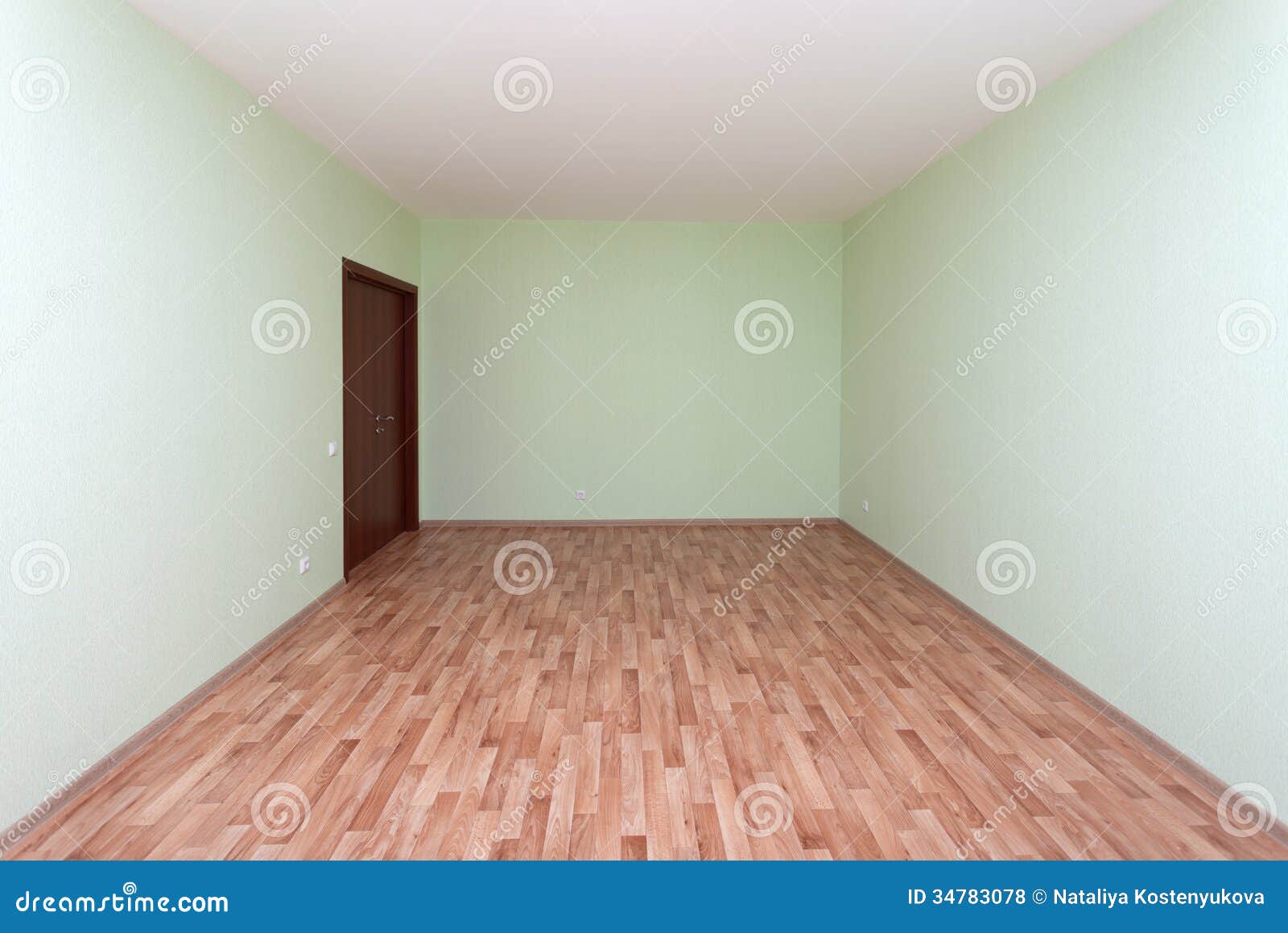 Empty flat stock photo. Image of room, floor, space, perspective - 34783078