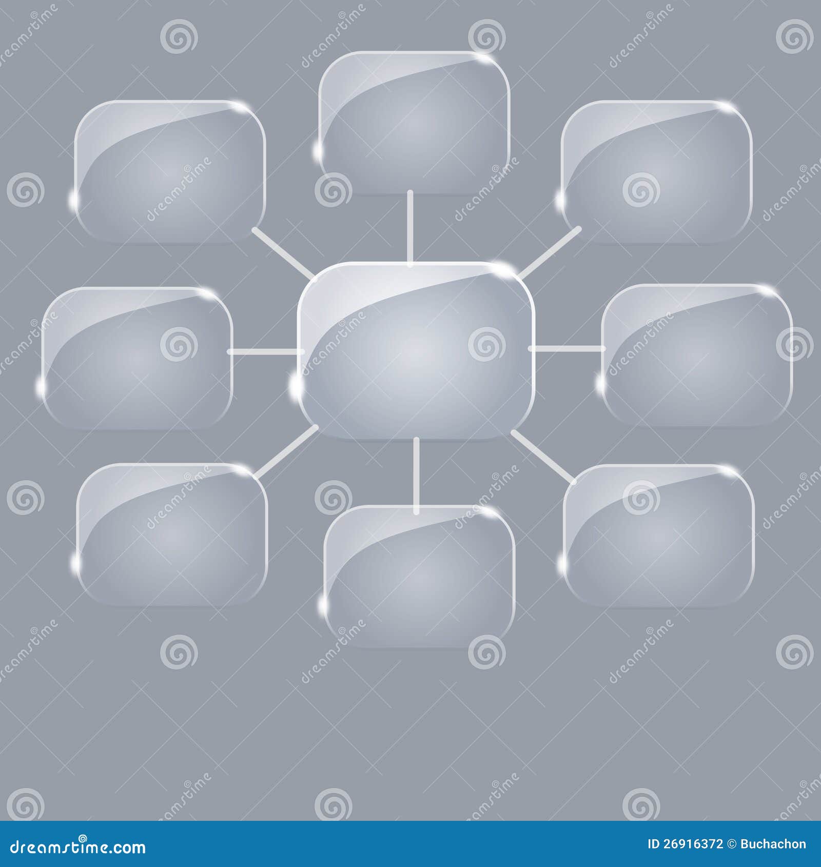 Empty flow chart diagram stock illustration. Illustration of connected ...