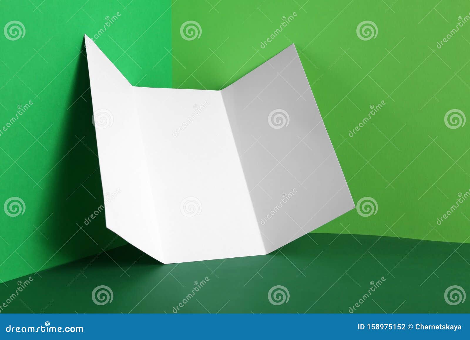 Empty Flyer on Background. Mockup for Design Stock Photo - Image of ...