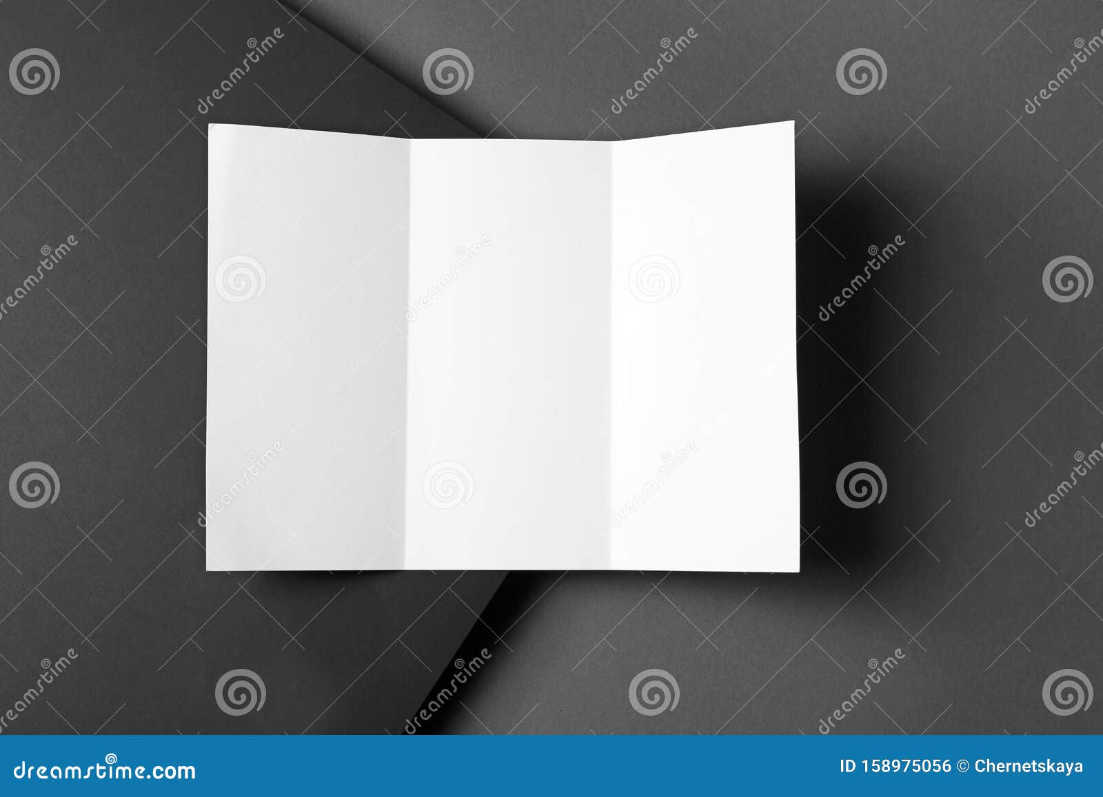 Empty Flyer on Background. Mockup for Design Stock Photo - Image of ...