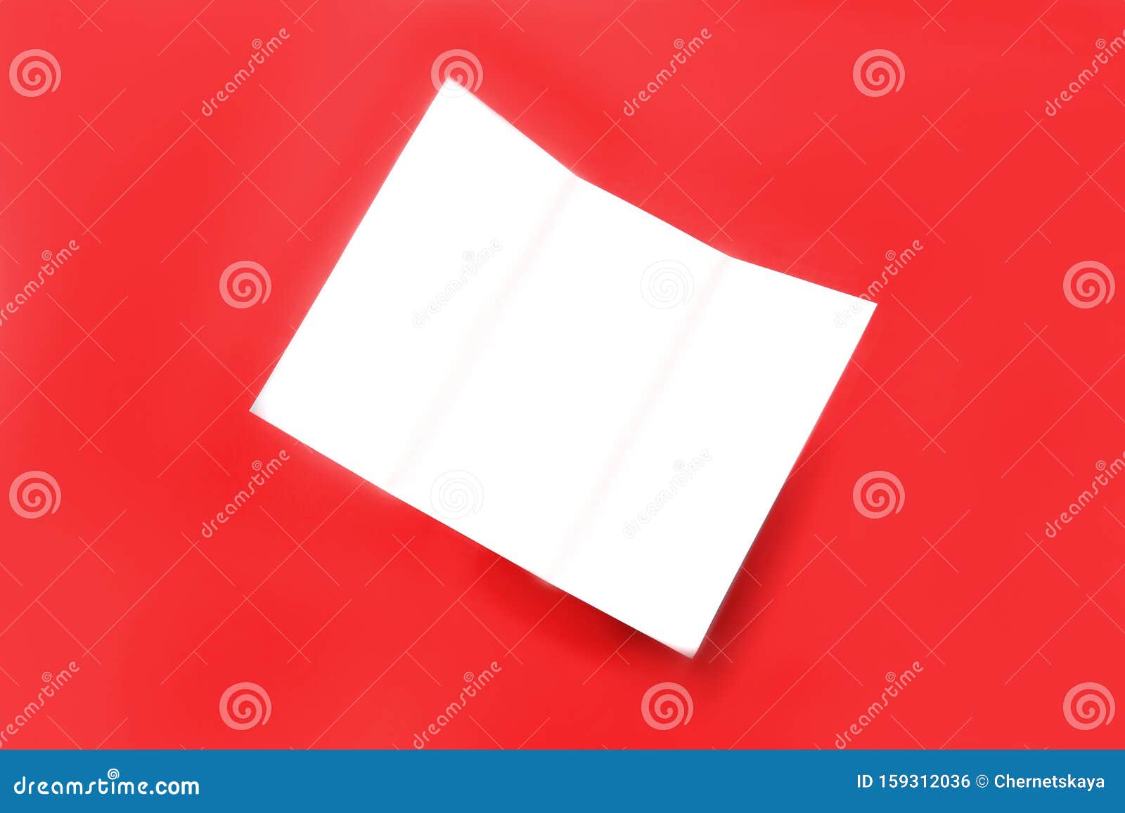 Empty Flyer on Background. Mockup for Design Stock Photo - Image of ...