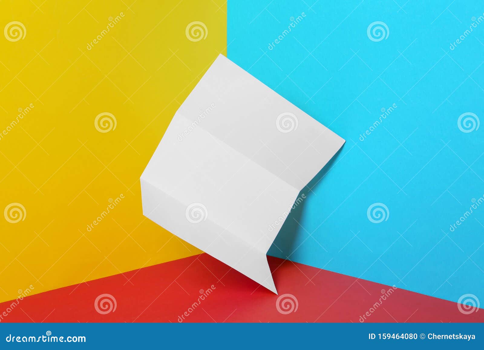 Empty Flyer on Color Background Stock Photo - Image of mock, copy ...