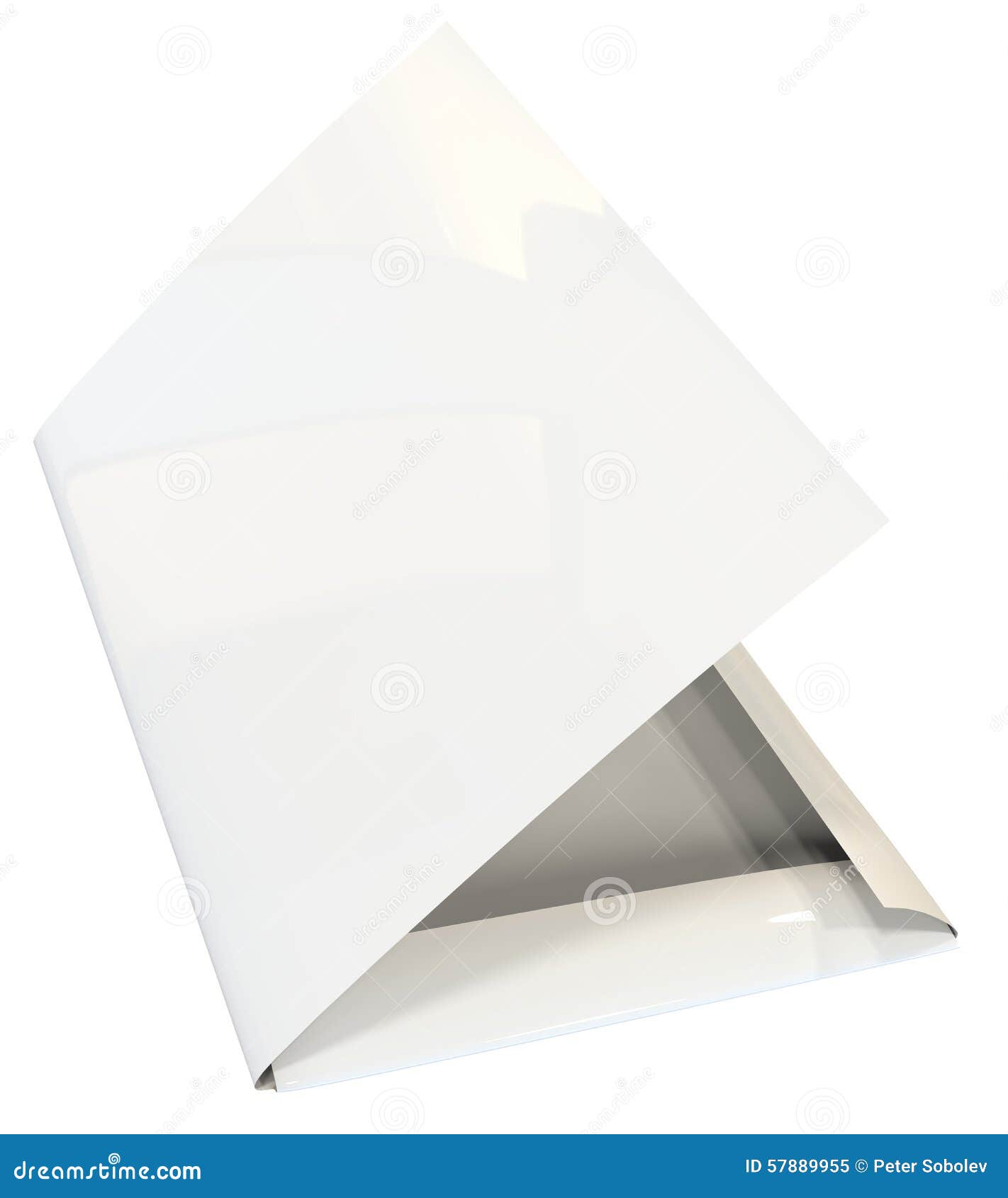 Empty folder stock illustration. Illustration of business - 57889955