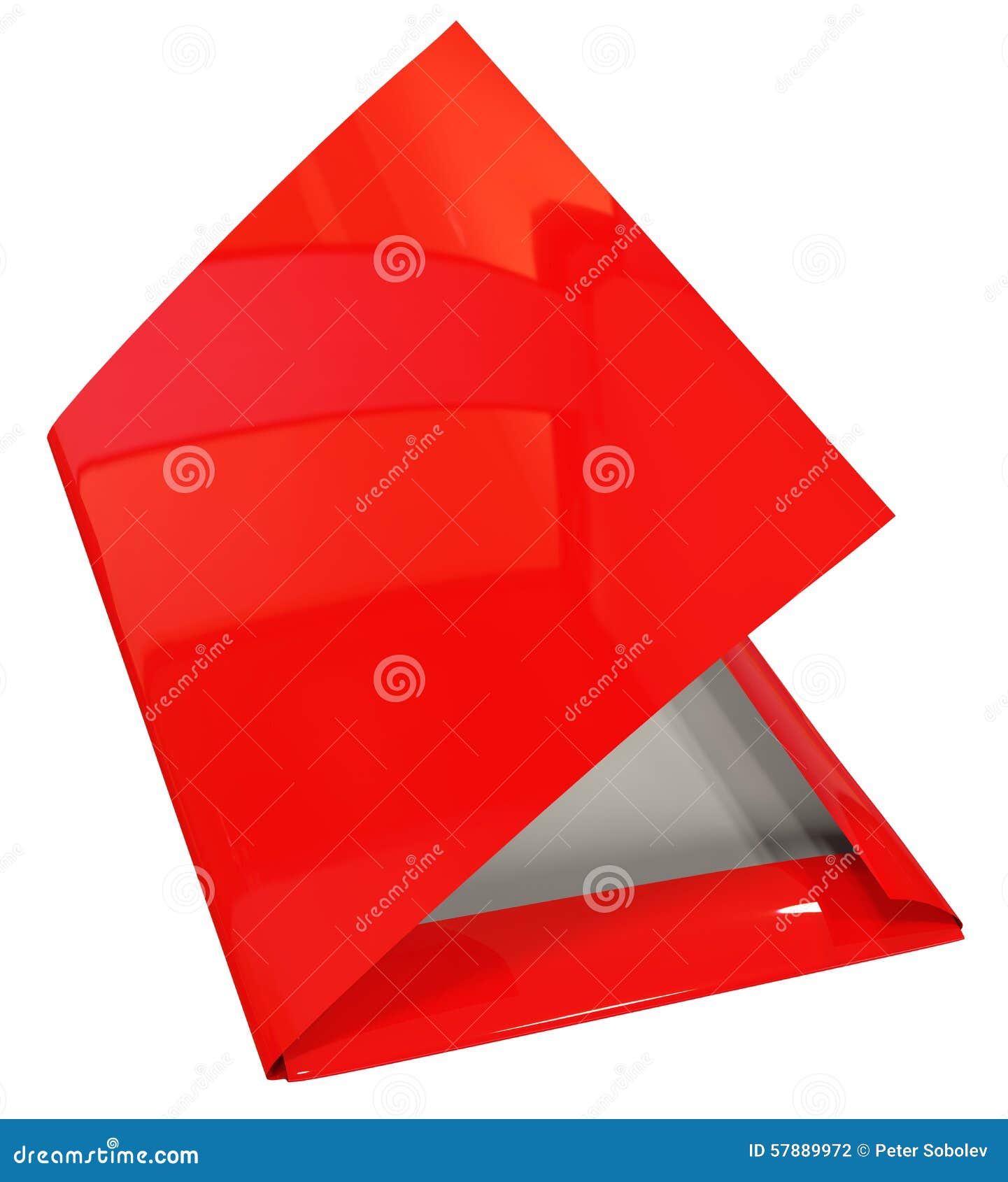 Empty folder stock illustration. Illustration of blank - 57889972