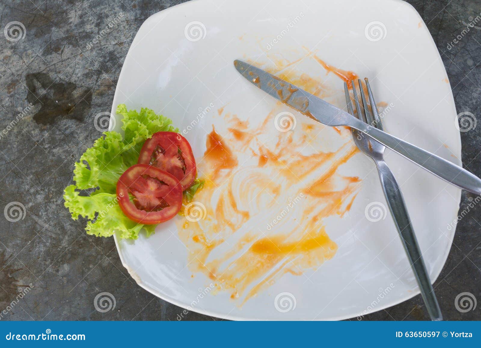 Empty food on dish stock image. Image of isolated, dishware - 63650597